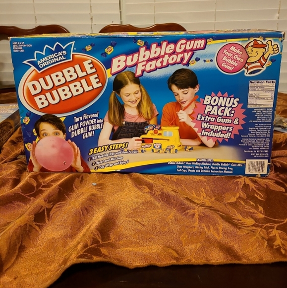 Other | Rare Americas Original Double Bubblebubble Gum Factory Playset ...